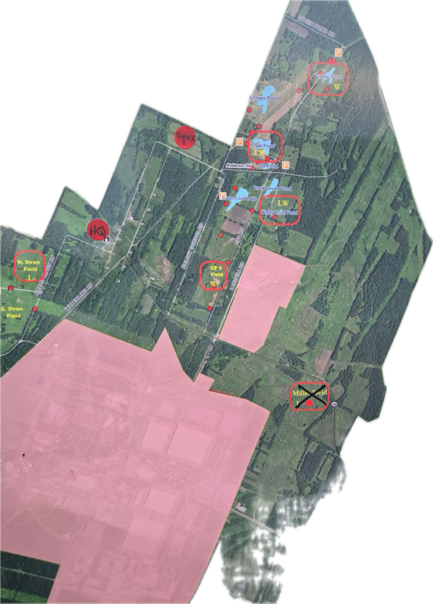 WMA Maps - Master National Retriever Club